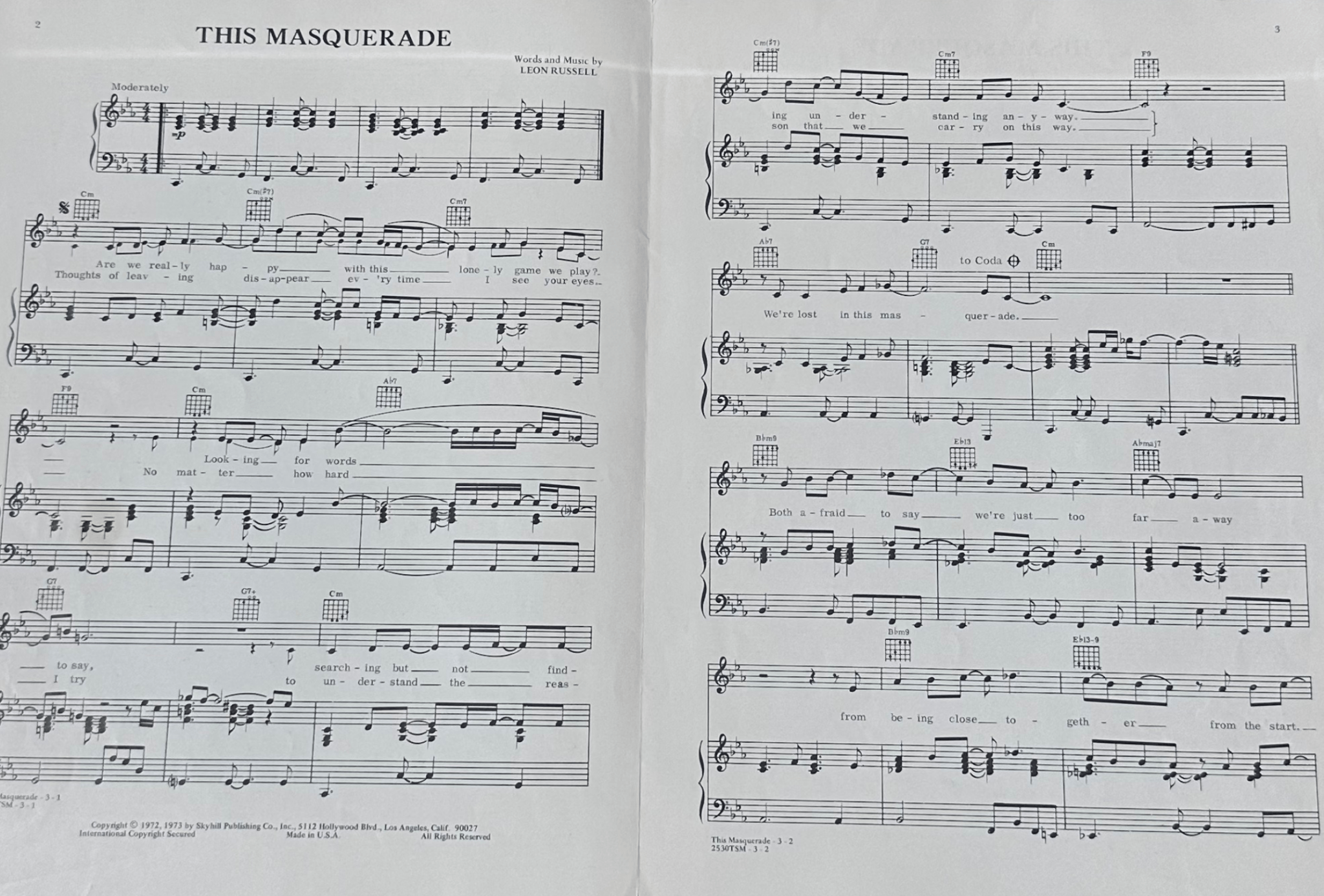 The Story Behind Leon Russell’s "This Masquerade" - The Church Studio